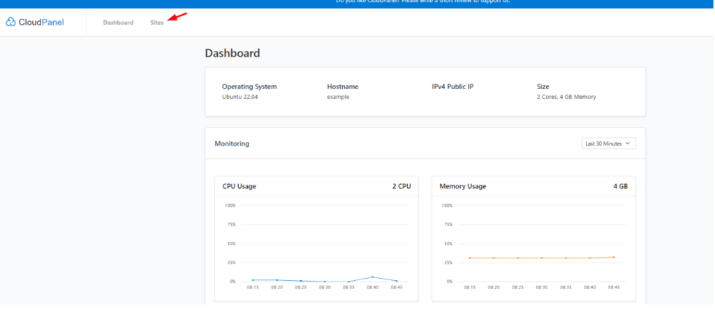 CloudPanel: Convenient & Easy Control Panel ⋆ ALexHost SRL